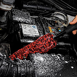 bzczh Metal-Free Wheel Brushes(3 Pack), Wheel Brush, Soft, Dense Fibers Clean Car Rim Wheels Safely…