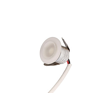 Hyuduo LED In Ground Well Light Spotlight Mini Recessed Spot Light Lighting Professional Round Shape LED Ceiling Spot Lights Spotlights Home Spotlights (Positive White Light 6000K)