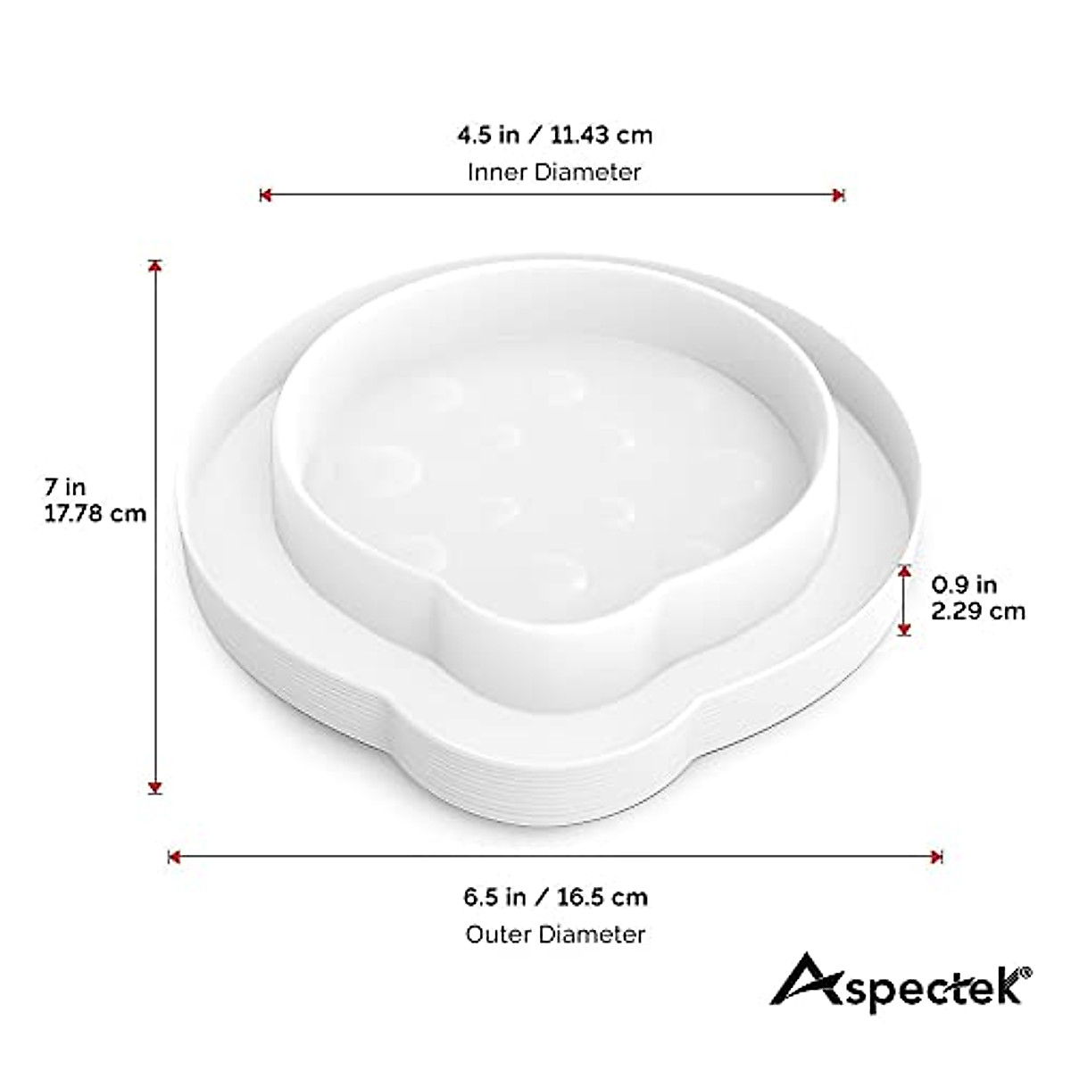 ASPECTEK Bed Bug Trap, Bed Bug Interceptor-Pack of 8. Insect Trap, Safe Eco Friendly, Bed Bug Eliminator (White)