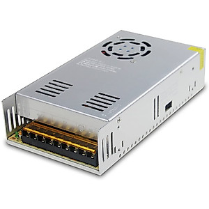 ALITOVE 36V 10A 360W Power Supply Switch Transformer Adapter AC 110V / 220V to DC 36V 10amp Universal Regulated Switching Converter for LED Strip Light CCTV Camera Security System