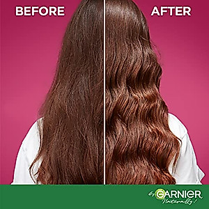 Garnier Whole Blends Sulfate Free Remedy 10-in-1 Leave-In with Red Rose Extract and Vinegar, Enhances Shine and Preserves Color-Treated Hair, For Up to 8 Weeks of Vibrant Color, 10. fl oz, 2 Count