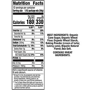 Annie's Homegrown Organic Cake Mix, Classic Yellow, 21 ounces