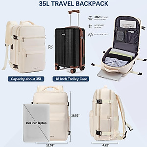 BOSTANTEN Crossbody Bags for Women ＆ Travel Backpack for Women- Flight Approved Carry On Backpack