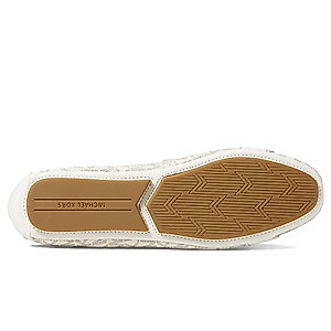 Michael Kors Women's Moccasin Espadrille Wedge Sandal, Vanilla, 12
