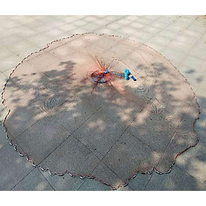 Zjnhl Fishing Equipment/Sprinkling Net Automatic Fishing Nets, A Variety of Materials, A Variety (Edition : Height 3.6m Steel Pendant) (Size : Height 2.4m Steel Pendant)