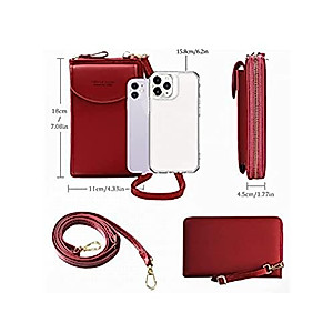 The Original Clutch Wallet by Selena, the Original Clutch Wallet by Selena Forever Lovely, 2023 Answeryen Off-crossbody Leather Shoulder Bags and Clutches, Selena Clutch Wallet Crossbody-Dark Blue