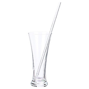 Ayoyo 6 Pcs 11 Inch Reusable Plastic Straws Glitter Party Wedding Holiday Drinking Straw for Tumbler 1 Cleaning Brush Include