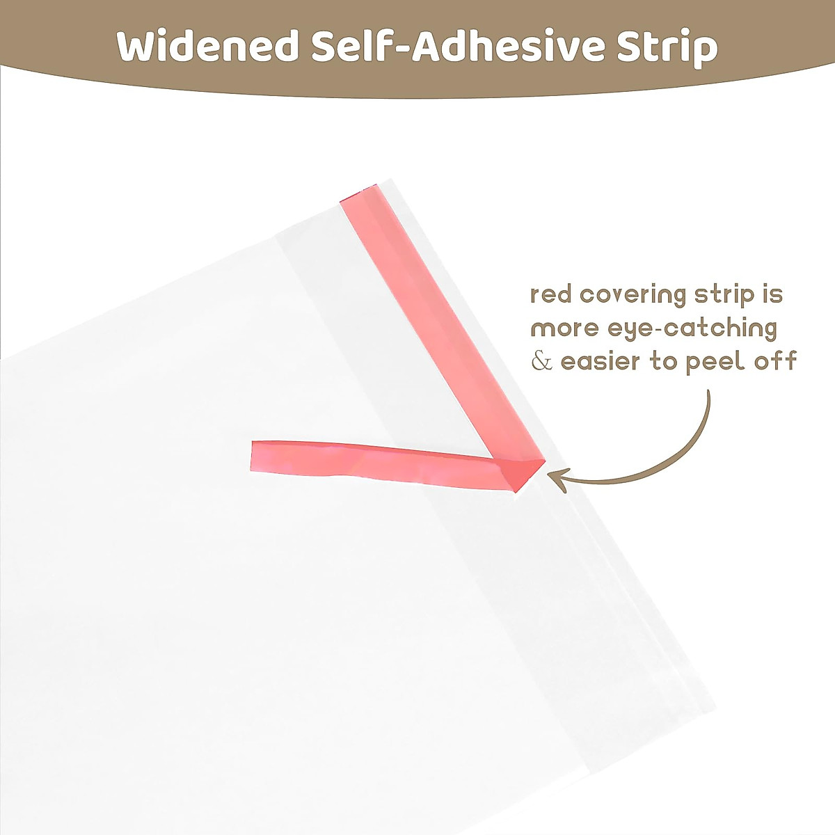 Cookie Bags 200PCS Self Sealing Cellophane Bags 4X6 Inches Small Sealable Clear Plastic Bags with Seal for Gift Giving, Packaging Candy, Snack, Treat, Products, Party Favors