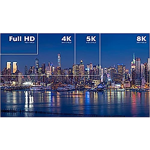 Manhattan 8K Ultra High Speed HDMI Cable with Ethernet – Certified 2.1-3ft, 7ft, 10ft - 4k 120hz, 8K 60hz, 48Gbps, Gold Contacts, Braided Cord –Lifetime Mfg Warranty -for Gaming, PS5, Xbox, TV, Roku