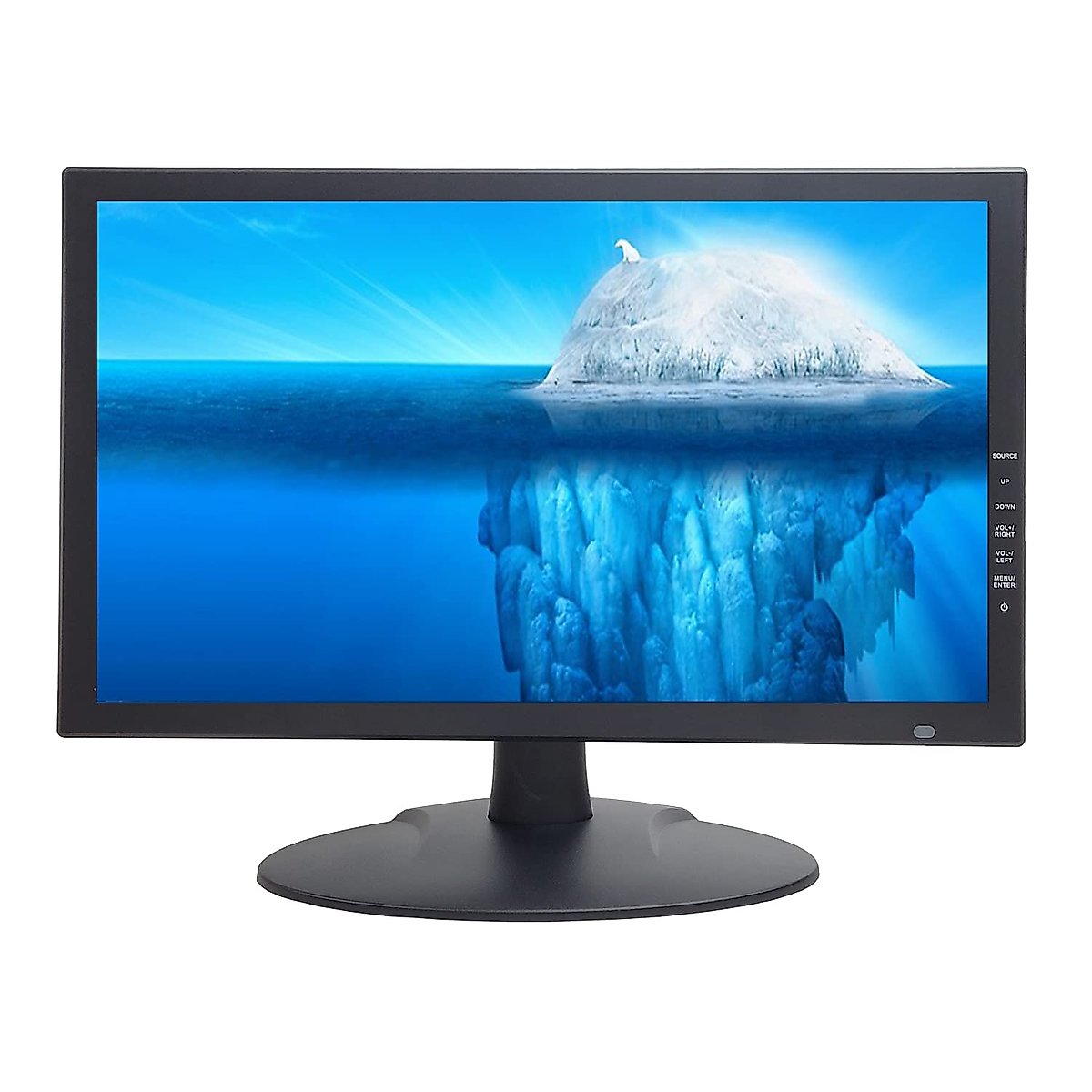 101AV 18.5 LED Security Monitor HDMI up to Ultra HD 4K/8MP 3840x2160,VGA & BNC Input/Output Build in Speaker Audio Video Display VESA Compatible for CCTV DVR Home Office Surveillance 24/7