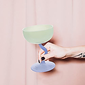 UPKOCH Trifle Bowl Trifle Bowl Mini Frodge Footed Ice Cream Cup Glass Dessert Cup Fancy Cocktail Glasses Decorative Bowl for Parfait Sundae Pudding Mousse Blue Trifle Bowl Mini Frodge Mini Frodge