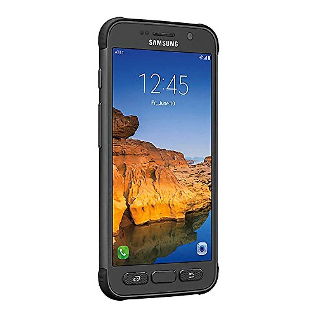 SAMSUNG Galaxy S7 Active G891A 32GB Unlocked GSM Shatter,Dust and Water Resistant Smartphone w/ 12MP Camera - Titanium Gray