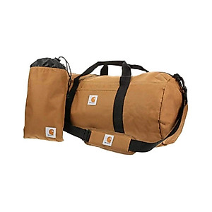 Carhartt Trade Series 2-in-1 Packable Duffel with Utility Pouch, Carhartt Brown, Medium (21.5-Inch)