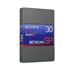 Sony BCT-30MA Betacam SP Tape - 30 minutes (10 Pack)