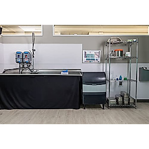 Scotsman UN324A-1 Nugget-Style Ice Maker with Bin, 80-Pound Capacity, Stainless Steel, 115-Volts, NSF