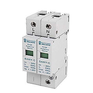 New Lon0167 AC 385V 40KA 2P lighting Power Surge Protection Device Arrester(AC 385 ν 40KA 2P Überspannungsschutz-Überspannungsschutz