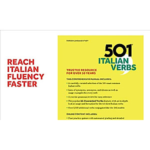 501 Italian Verbs, Fifth Edition (Barron's 501 Verbs)