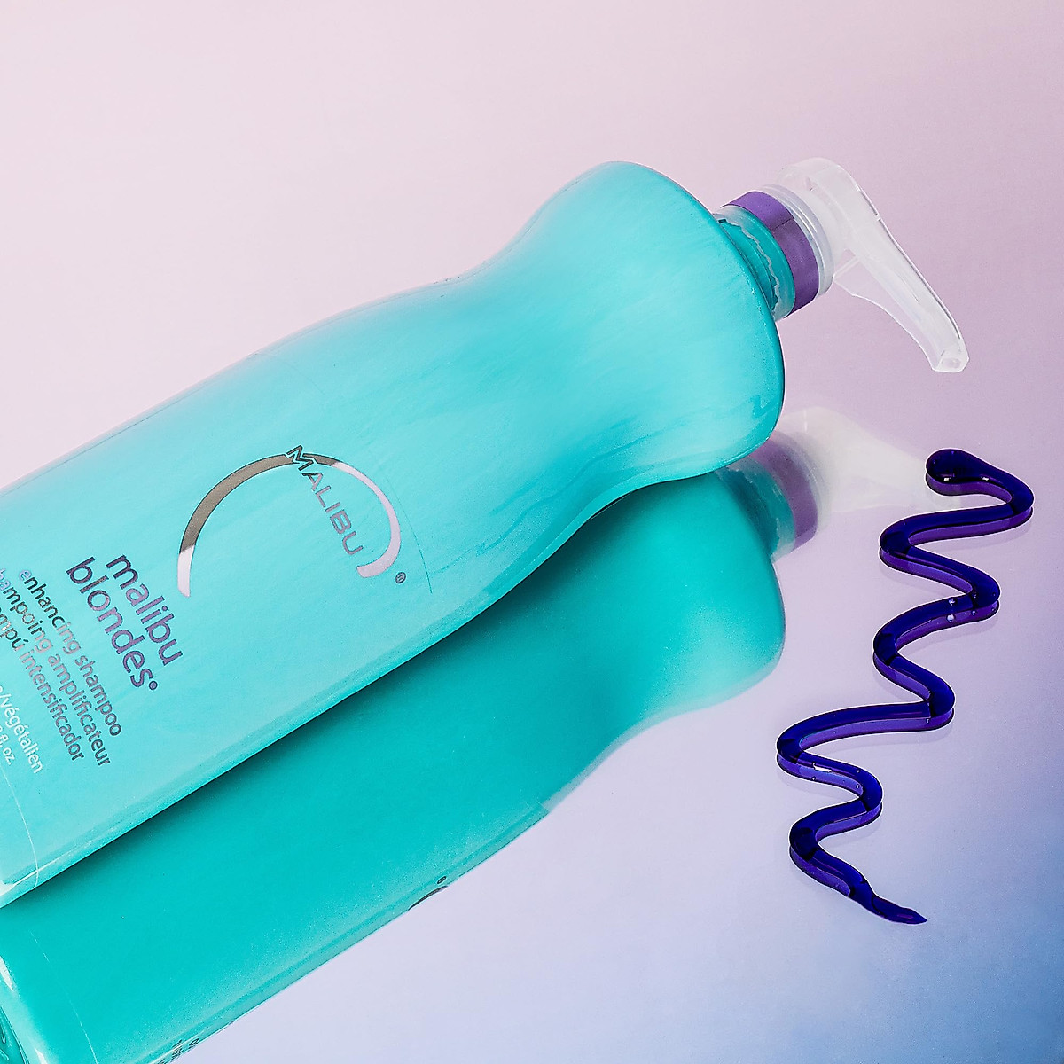 Malibu C Blondes Enhancing Shampoo & Conditioner Duo (33.8 oz) - Revitalizing Purple Shampoo & Conditioner for Hair Health + Brilliancy - Blondes Hair Care