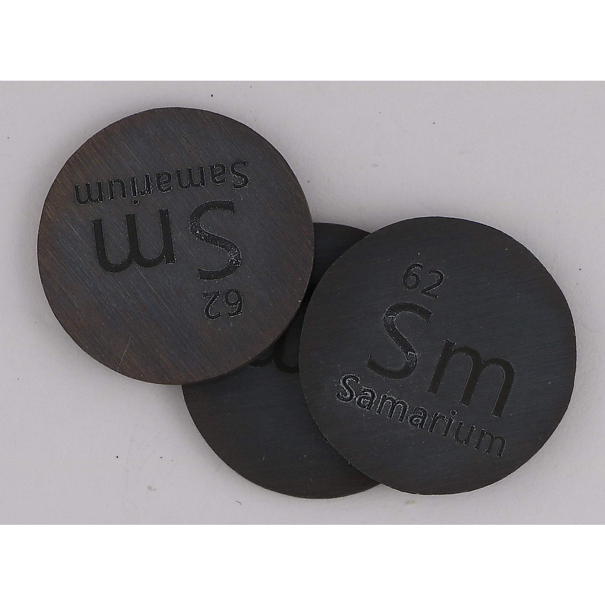 Samarium (Sm) 24.26mm Metal Disc 99.9% Pure for Collection or Experiments