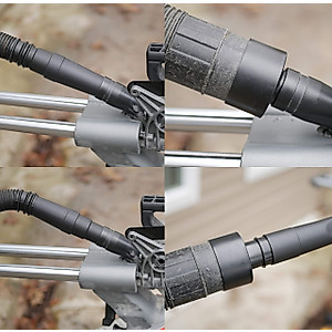 Dust Collection Fittings Shop Vac Hose Adapter Compatible With Dewalt, Ryobi, Craftsman, Rigid, Metabo Power Tools Dust Ports For Connecting To 2 1/2 Inch Dust Collector Hose / 2.5in wet dry vac hose