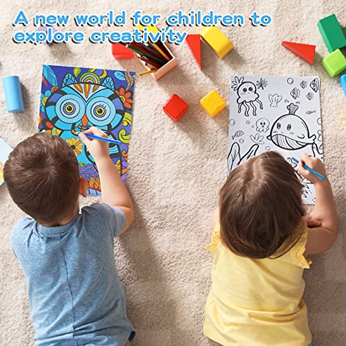 3 Pack Paint by Numbers for Kids Ages 8-12, 10*8"Color by Number for Kids Framed Canvas with 18 Acrylic Paint Pots and 6 Brushes, Kids'paint by number, Arts and Crafts Art Supplies for Kids 9-12