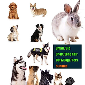 Flea Comb 4pack with High Strength Teeth Durable Pet Tear Stain Remover Combs, Pet Dog Cat Grooming Comb Set Effective Float Hair Remover