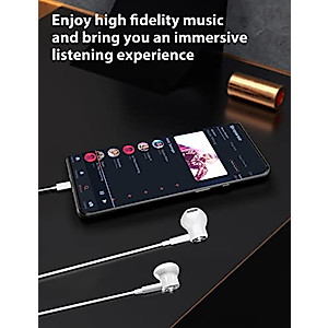 USB C Headphones, ACAGET Galaxy S22+ Ultra S23 Earbuds Wired USB Type C Earphones Magnetic Headsets with Mic Volume Control HiFi Stereo Headphone for Samsung S21 FE Note 20 Oneplus 10 Pro 9 Pixel 7 6A
