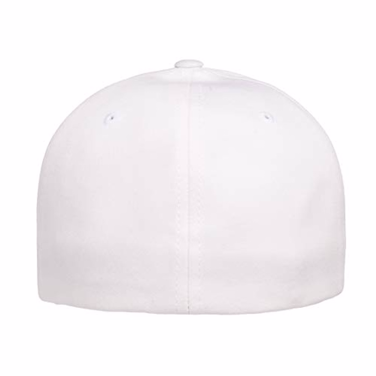 Flexfit Mens Cotton Twill Fitted Baseball Cap, White, Large-X-Large US