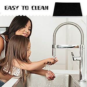 Ink Pad, 5x4'' Washable Stamp Ink Pad for Kids, Black