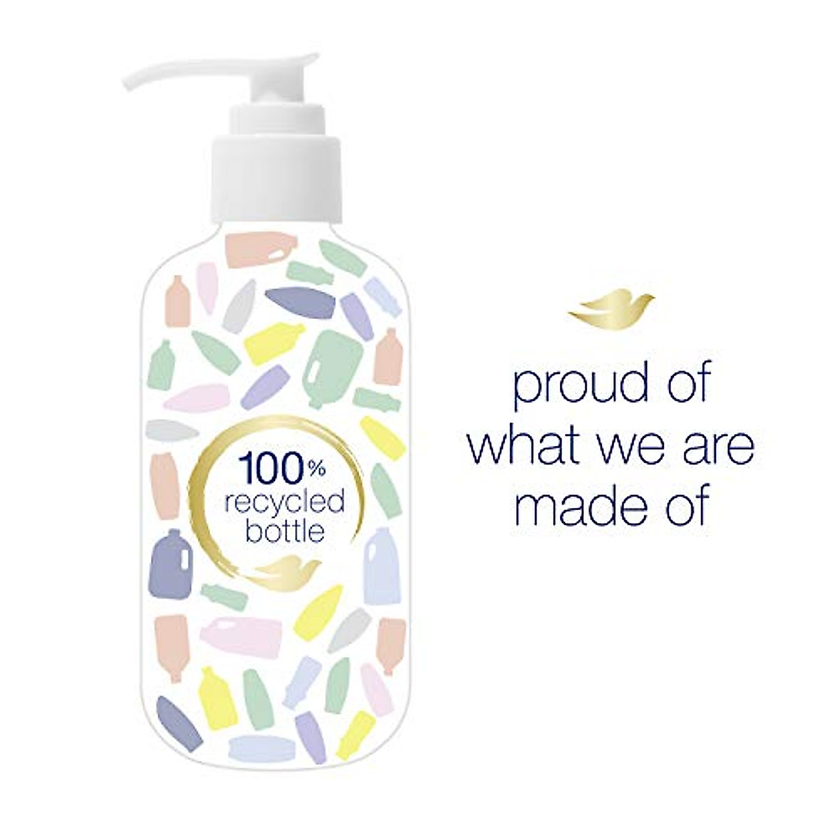 Dove Nourishing Hand Sanitizer 99.99% Effective Against Germs Shea Butter and Warm Vanilla Antibacterial Gel with 61% Alcohol and Lasting Moisturization For Up to 8 Hours, 8 Fl Oz (Pack of 4)