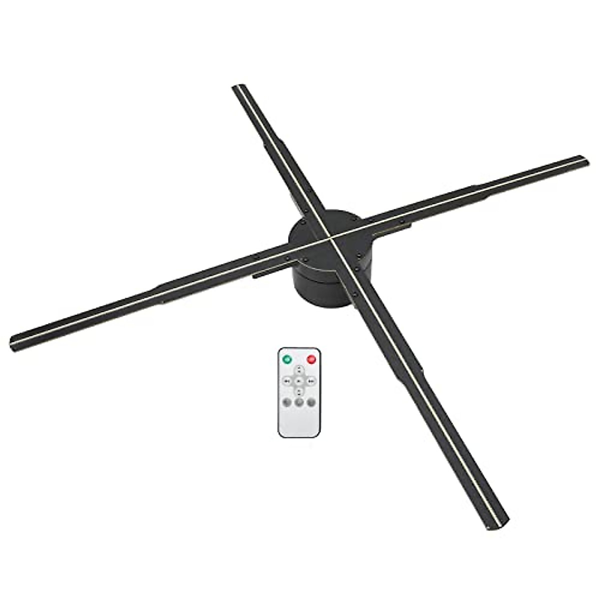 3D Holographic Advertising Machine Holographic Projector Fan 100-240V High Resolution For Shop For Windows For Hospital For Bar For IOS (US Plug)