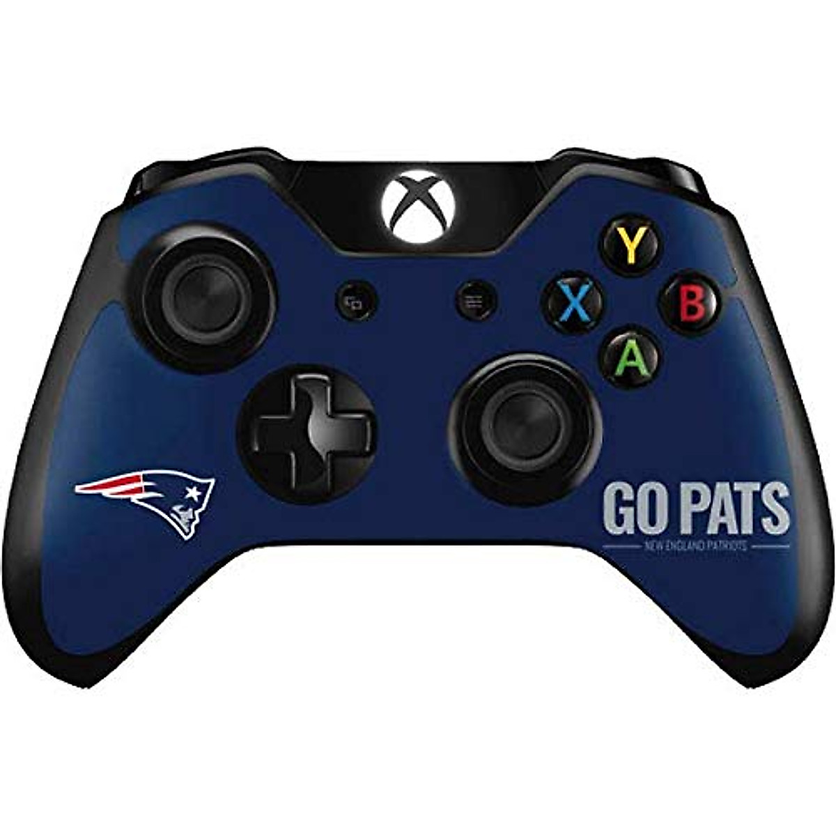 Skinit Decal Gaming Skin compatible with Xbox One Controller - Officially Licensed NFL New England Patriots Team Motto Design