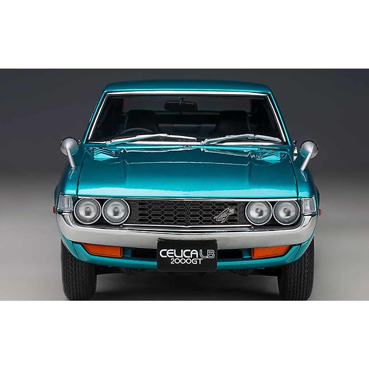1973 Celica Liftback 2000GT (RA25) RHD (Right Hand Drive) Turquoise Blue Metallic 1/18 Model Car by Autoart 78767