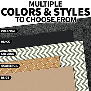 Zulay Kitchen Under Sink Mat - 24"x30" Slip-Resistant Under The Sink Mat Waterproof Design - Non-Adhesive, Trimmable Under Kitchen Sink Mat for Bathroom, Cabinets with Rubber Backing (Beige)