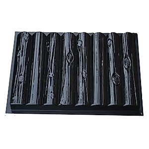 Concrete Molds DIY Sold 1 Piece Edge Stone Mold Log Edging Border Mold ABS Plastic Plaster Concrete Cement BR12