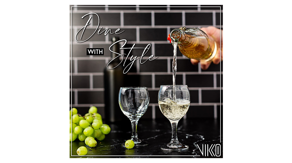Vikko 5.5-Oz Wine Glasses Set - Stylish & Durable