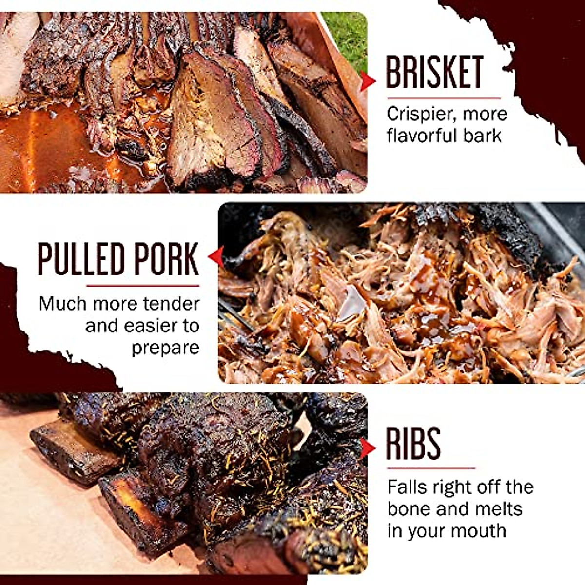 Pink Kraft Butcher Paper Roll - 18 Inch x 100 Feet (1200 Inch) - Food Grade Peach Wrapping Paper for Smoking Meat of all Varieties Ð Unbleached, Unwaxed and Uncoated - Made in USA