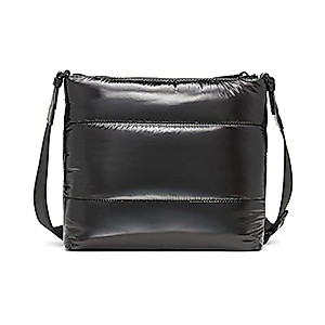 DKNY womens Dkny Avia Crossbody, Black/Black, One Size US