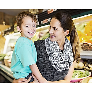 Bebe au Lait Premium Cotton Jersey Nursing Scarf - Montauk