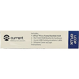 Current USA 1685 eFlux Wave Pump Manifold HUB (Connects Up to 3 Wave Pumps),Blue