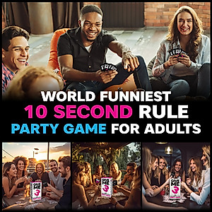 GIVE ME 3 - Fast Paced and Hilarious 10 Second Rule Adult Party Games | 2+ Players | Card Game for Adults | Travel Game | Board Game for Parties and Game Nights