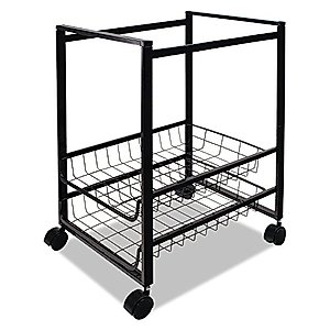 Advantus Mobile File Cart with Sliding Baskets