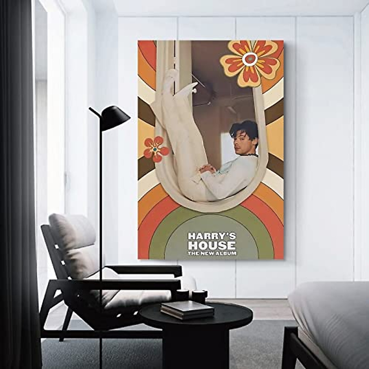 Harry's music House Styles Music Album Cover Posters (2) Wall Art Paintings Canvas Wall Decor Home Decor Living Room Decor Aesthetic 12x18inch(30x45cm) Unframe-style