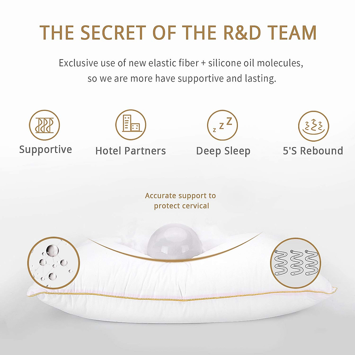 NEIPOTA King Size Pillows Set of 2 - Down Alternative Bedding, Cooling Hotel Quality 20 x 36, Bed Sleeping Pillow for Back, Stomach or Side Sleepers