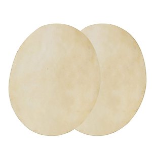 Bongo Drum Head Skin, 2Pcs Drum Head Skin, with Consistent Clear Sound Buffalo Leather Thick Drum Accessory for Bongo Drums African Drums(9.0 inch)