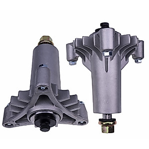 JEENDA 2PCS Spindle Mandrel Assembly 130794 AYP130794 532130794 128285 285-456 128774 with 3 Mounting Bolts for AYP Craftsman Poulan Husqvarna, WET1742ST, Fits 42 inch Deck LT1000 HeavyDuty