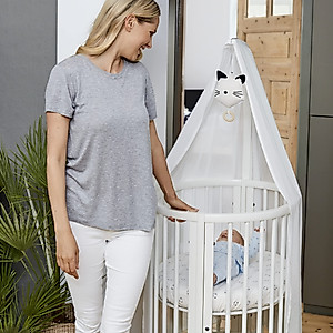 Stokke Sleepi Drape Rod, White - Made from Solid Beech Wood - Easy to Install & Clean - Compatible Sleepi Crib/Bed & Mini