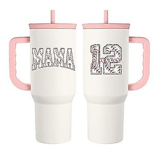 Personalized Baseball Mama Tumbler 40oz, Baseball Mom Gift Ideas, Baseballs Coffee Travel Mug, Mother's Day Gift, Gifts For Moms, Mother's Day Tumbler, New Moms Gifts, Birthday