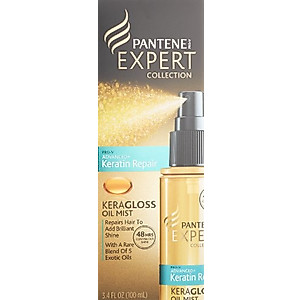 Pantene Pro-V Expert Collection Advanced+ Keratin Repair Keragloss Oil Mist, 3.4 Fluid Ounce