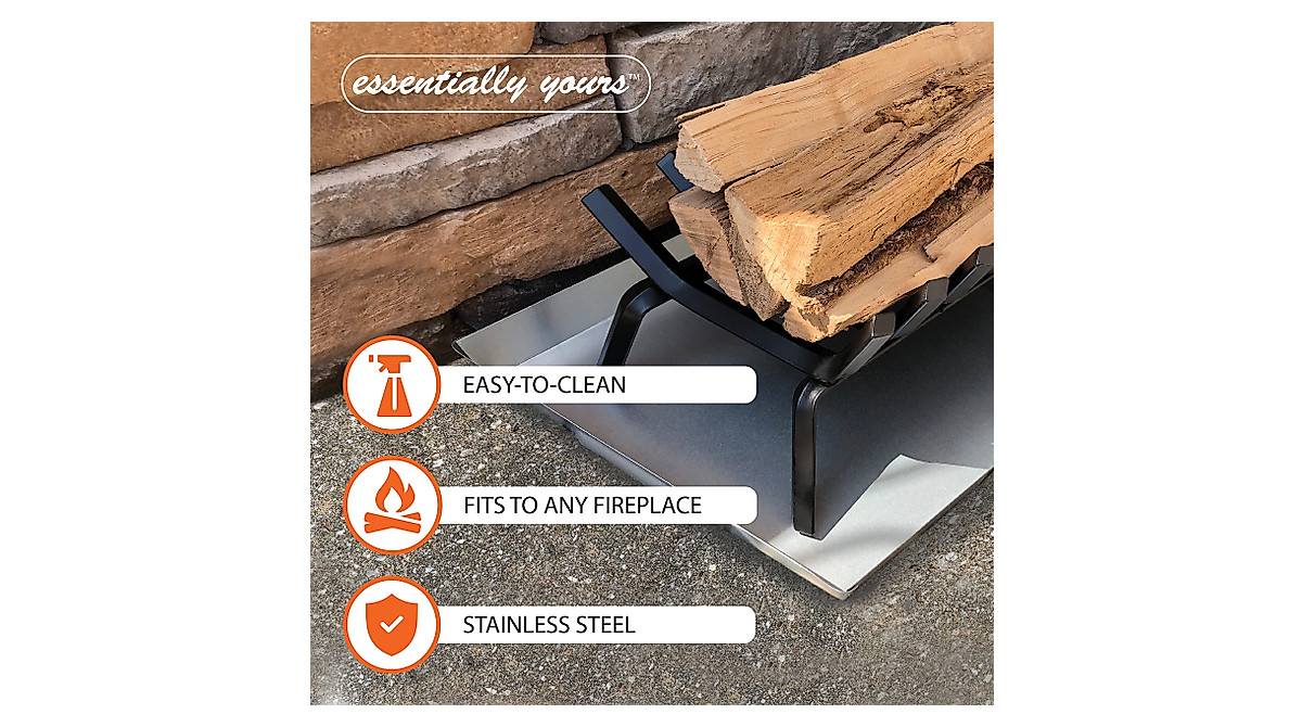 Essentially Yours Fireplace Tray – Expandable Stainless Steel Ash Holder